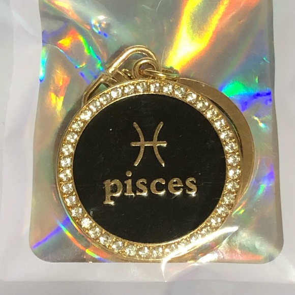 Unbranded | Accessories | Zodiac Circle Keychain Pisces | Poshmark